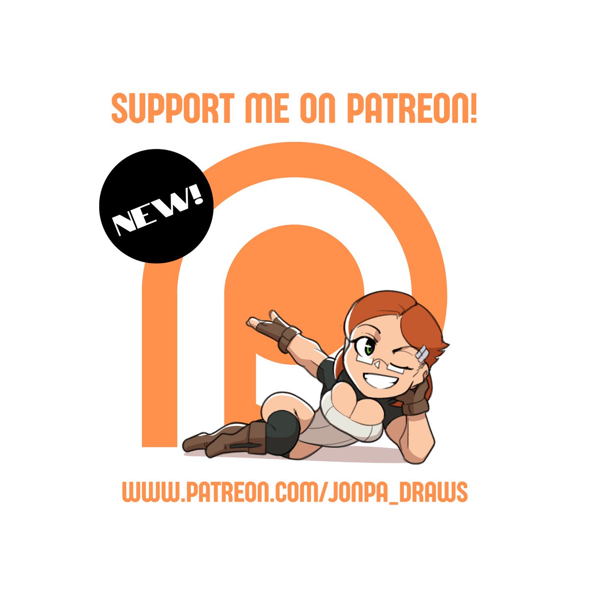 Jonpa (COMMISSIONS CLOSED) on Twitter: "A brand new Patreon card I whipped up, that I'll be ...