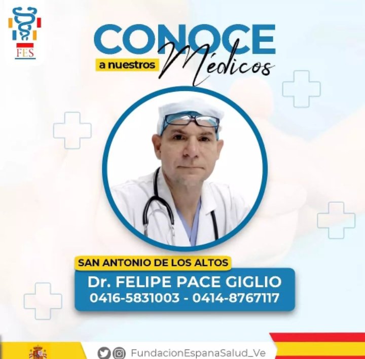 Fundación España Salud on Twitter: "Conoce a nuestros médicos en todo el territorio Nacional🇻🇪🇪🇸 ...