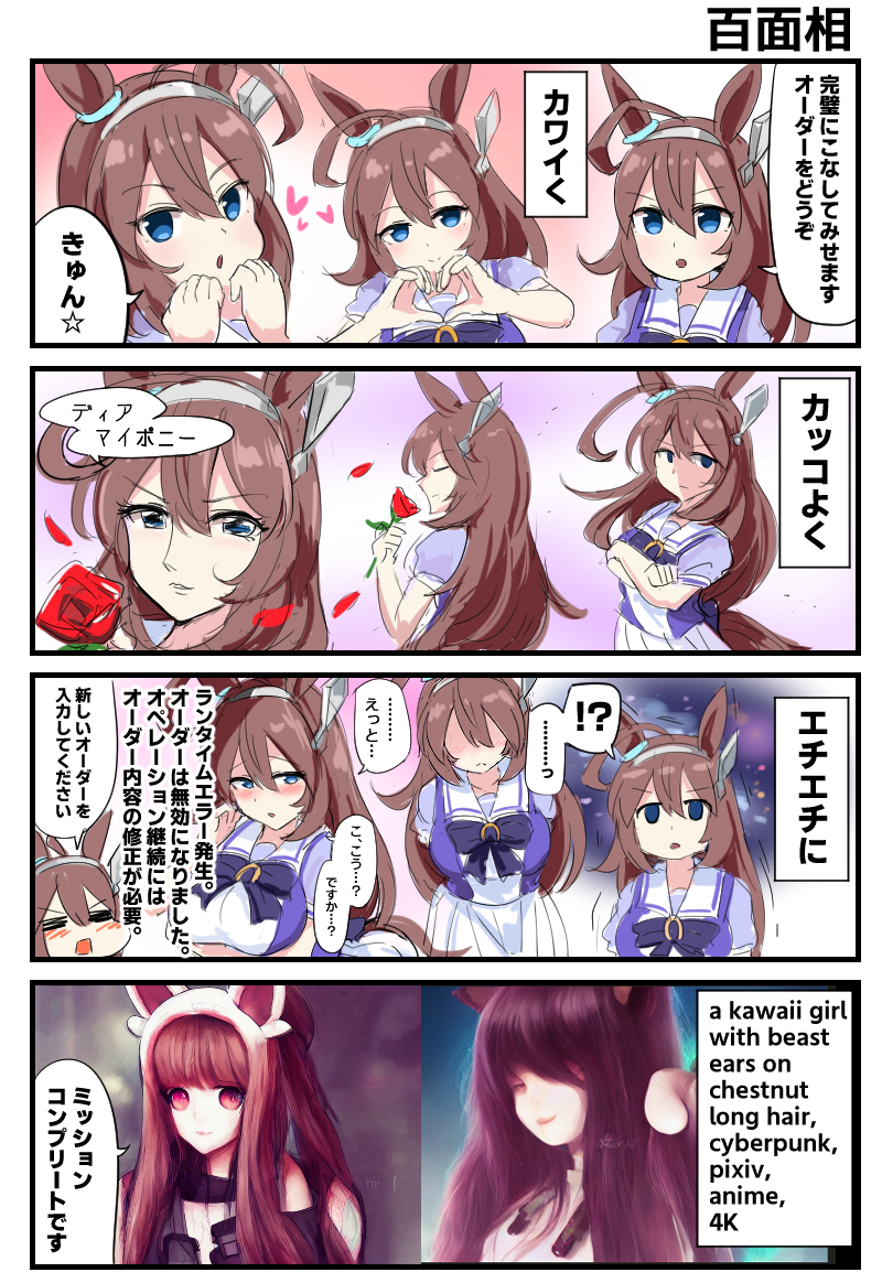 tenten on Twitter: "百面相 #ウマ娘 #StableDiffusion https://t.co/Okrspwsxin" / Twitter