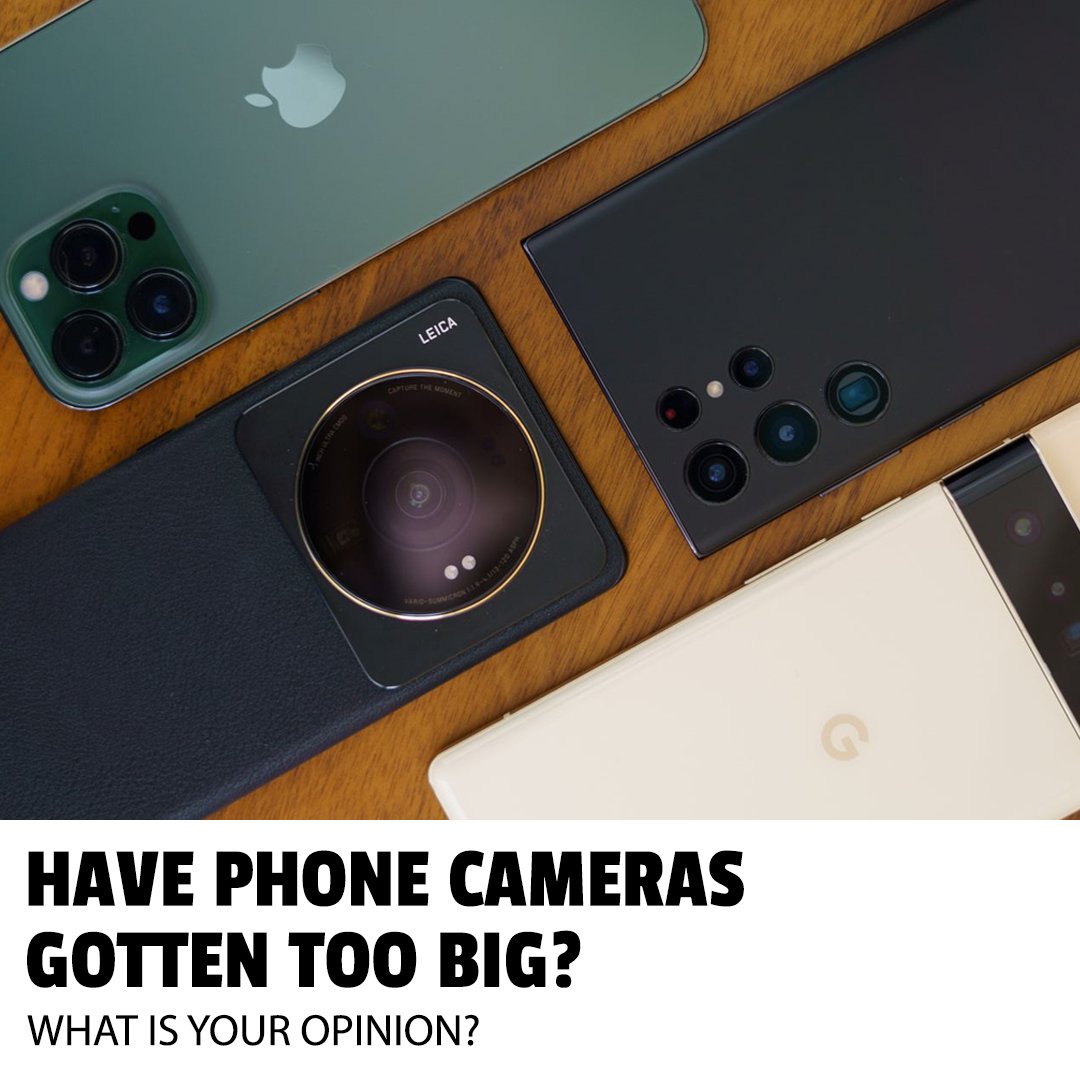 Phones have progressed so quickly with their cameras, but has the size ...