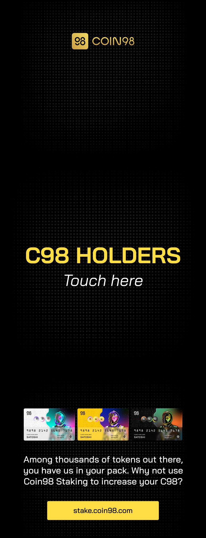 Coin98 Super App (Formerly Coin98 Wallet) on Twitter: "IYKYK ☺️ https://t.co/CezTg9Cc6r" / Twitter