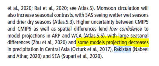 Roger Pielke Jr. on Twitter: "Quick 🧵 on what IPCC says about precip and floods in Pakistan The ...