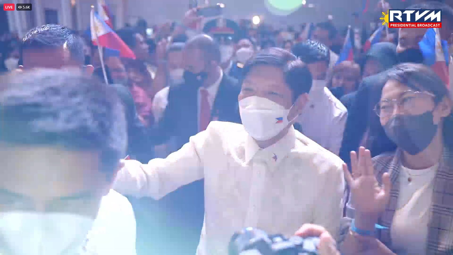 Philippine News Agency on Twitter: "LOOK: President Ferdinand Marcos Jr. arrives at a hotel in ...