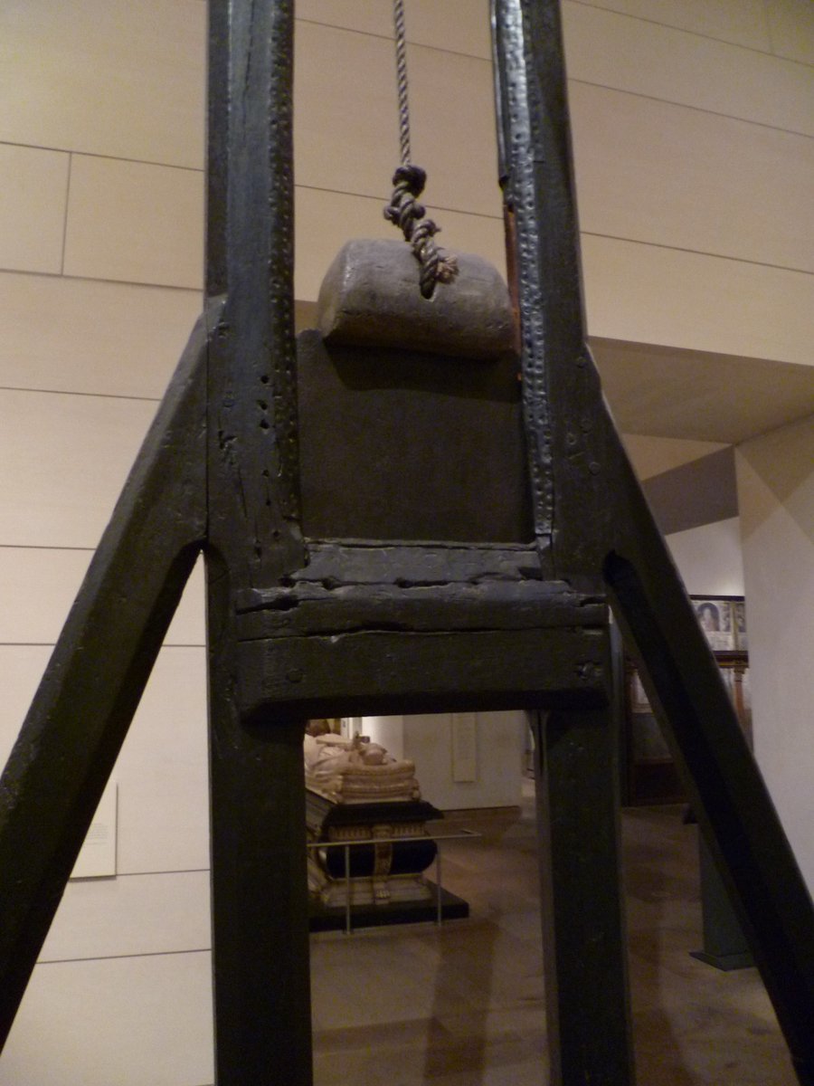 The Scottish guillotine! Now associated with the French, this ...