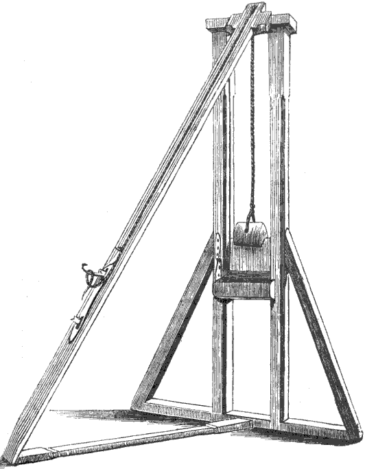 The Scottish guillotine! Now associated with the French, this ...