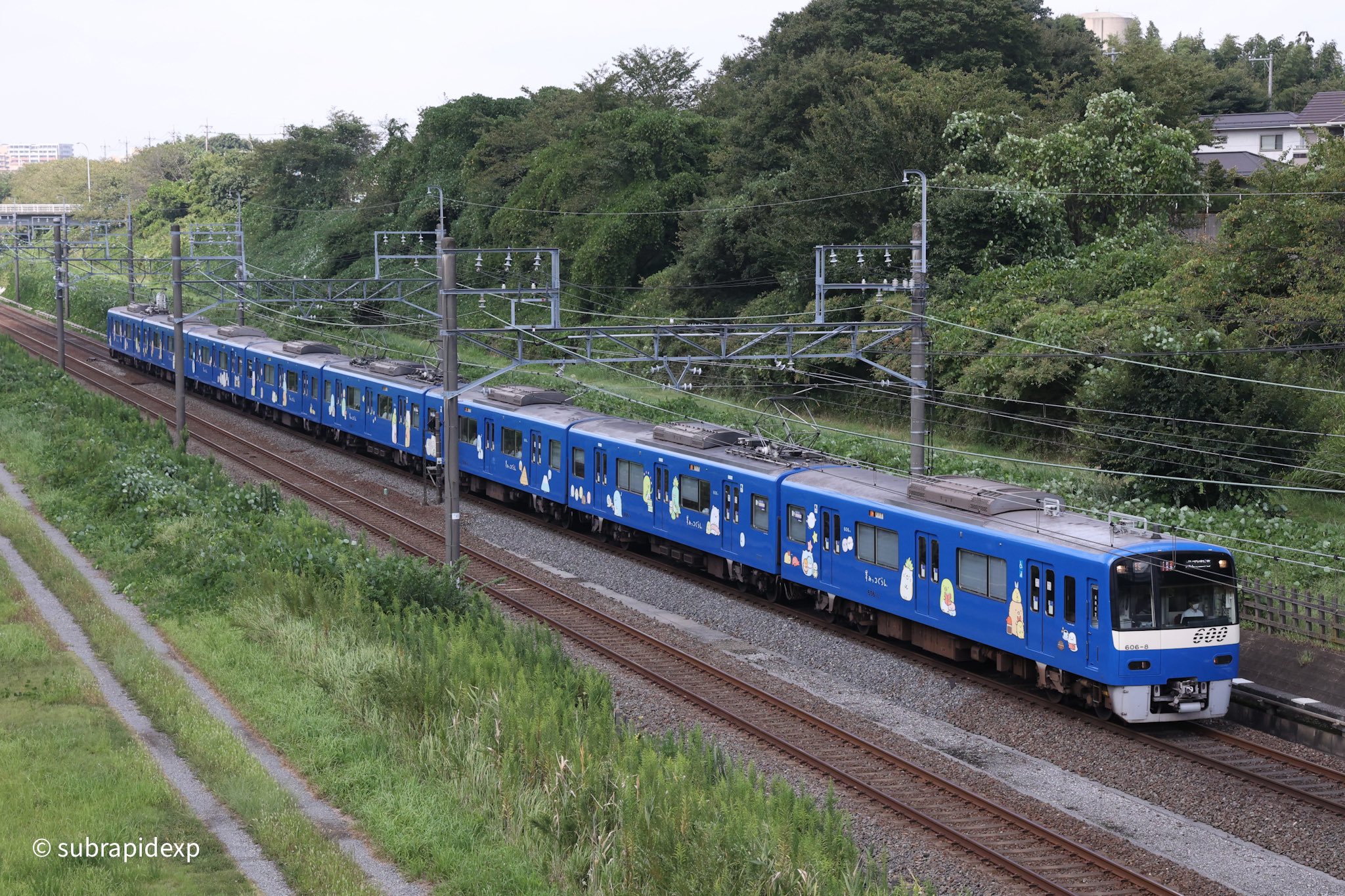 区間快速-SUB. RAPID EXP. on Twitter: "2022.9.19 59H 京急600形606F KEIKYU BLUE SKY TRAIN すみっコなかま号 https ...