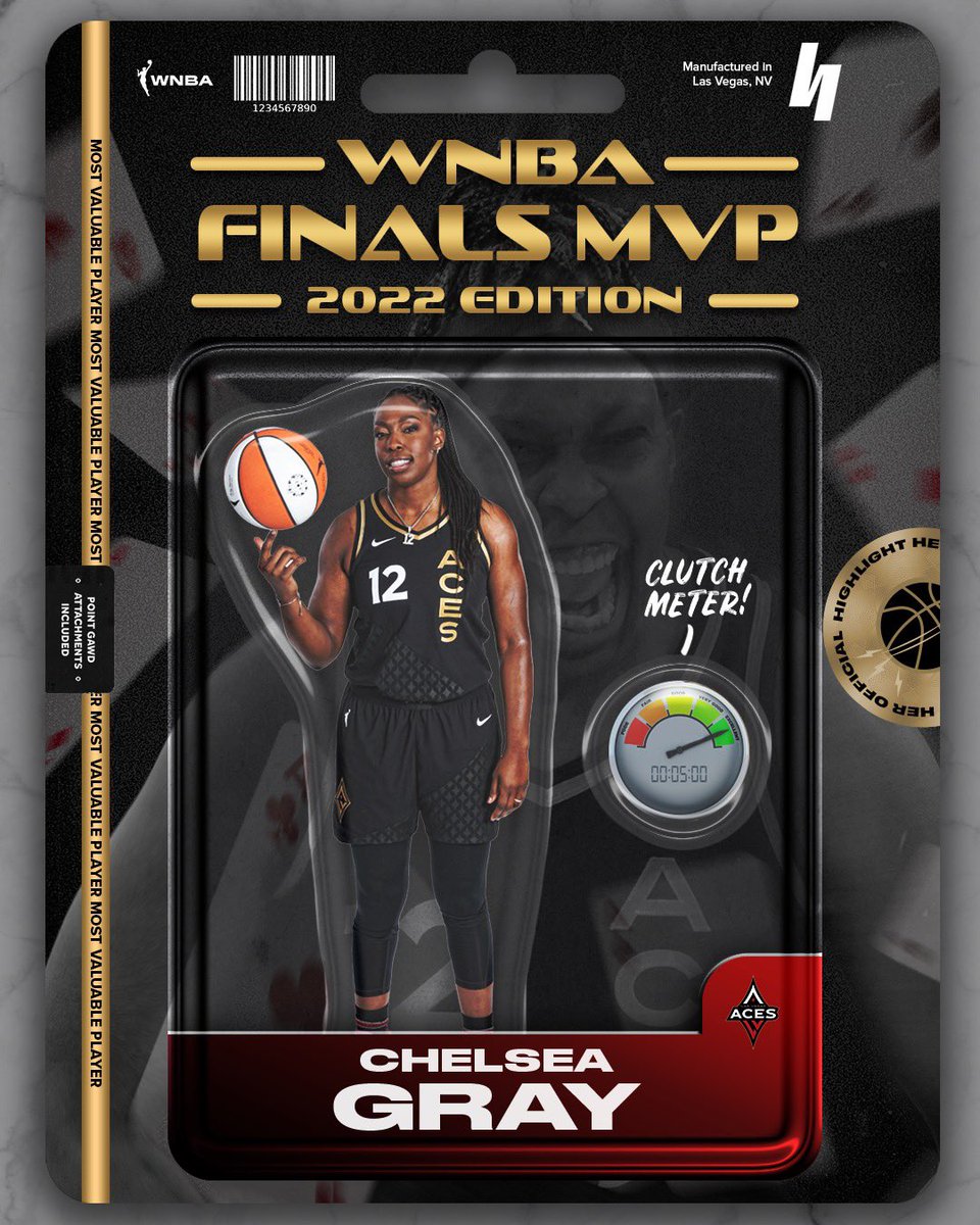 Bleacher Report on Twitter: "Chelsea Gray wins 2022 WNBA Finals MVP 🏆 @HighlightHER 18.3 PPG 58% ...