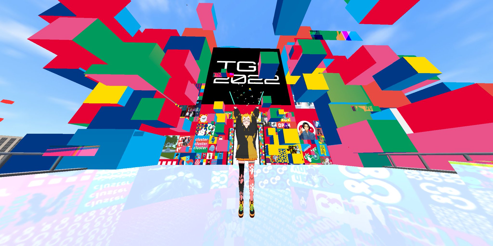 【V-NYAREN】広報ﾁｬﾄﾗ🐈 in 長崎 on Twitter: "みなさーん！おっはﾆｬ~ﾝ #TGS2022 のcluster会場に行ってきた！ clusterってこんなこともできる ...