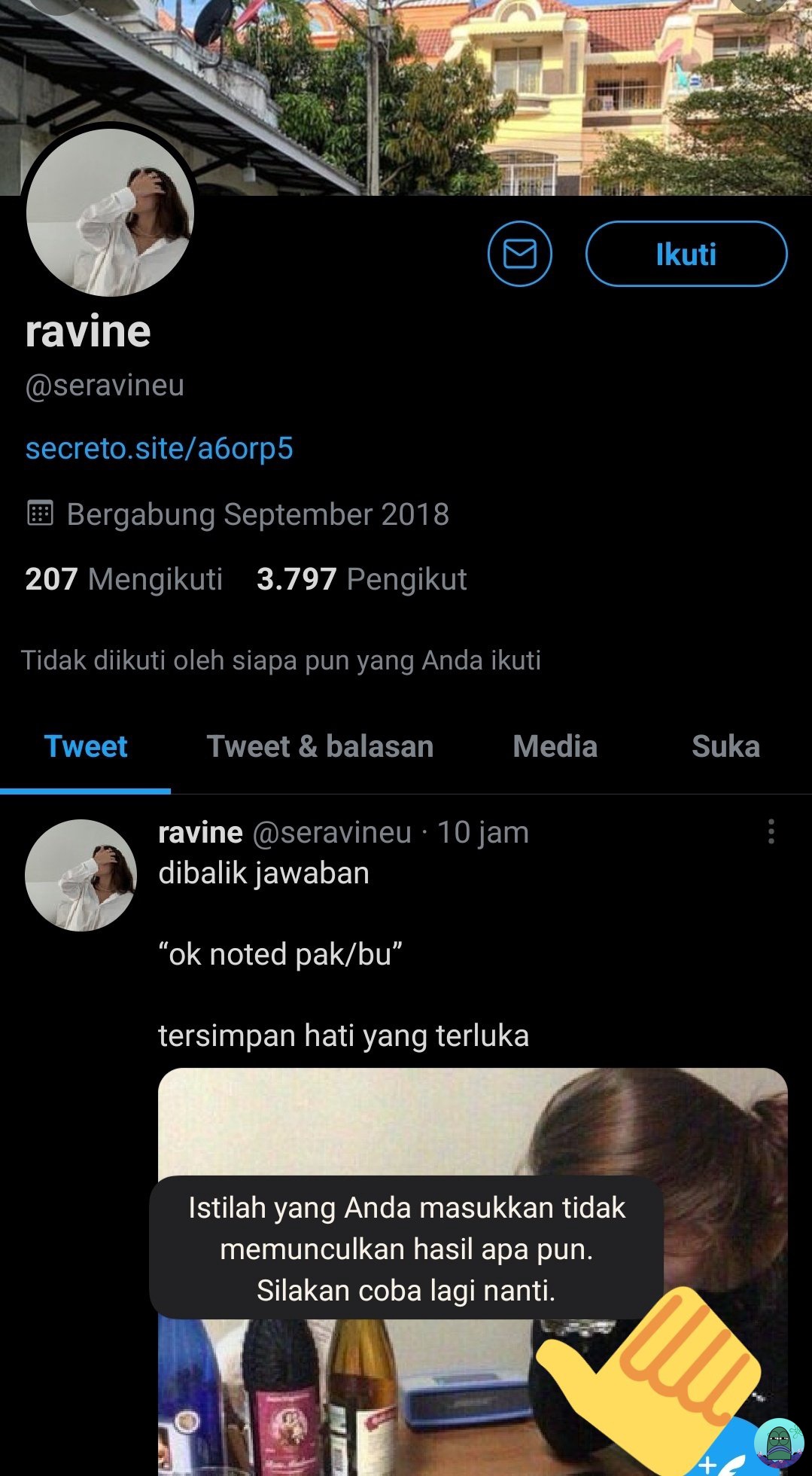 TanyarlㅡDilarang Rep LINK AFF‼ on Twitter: "Akunnya kok ngilang guys? Ini deact atau kena report ...