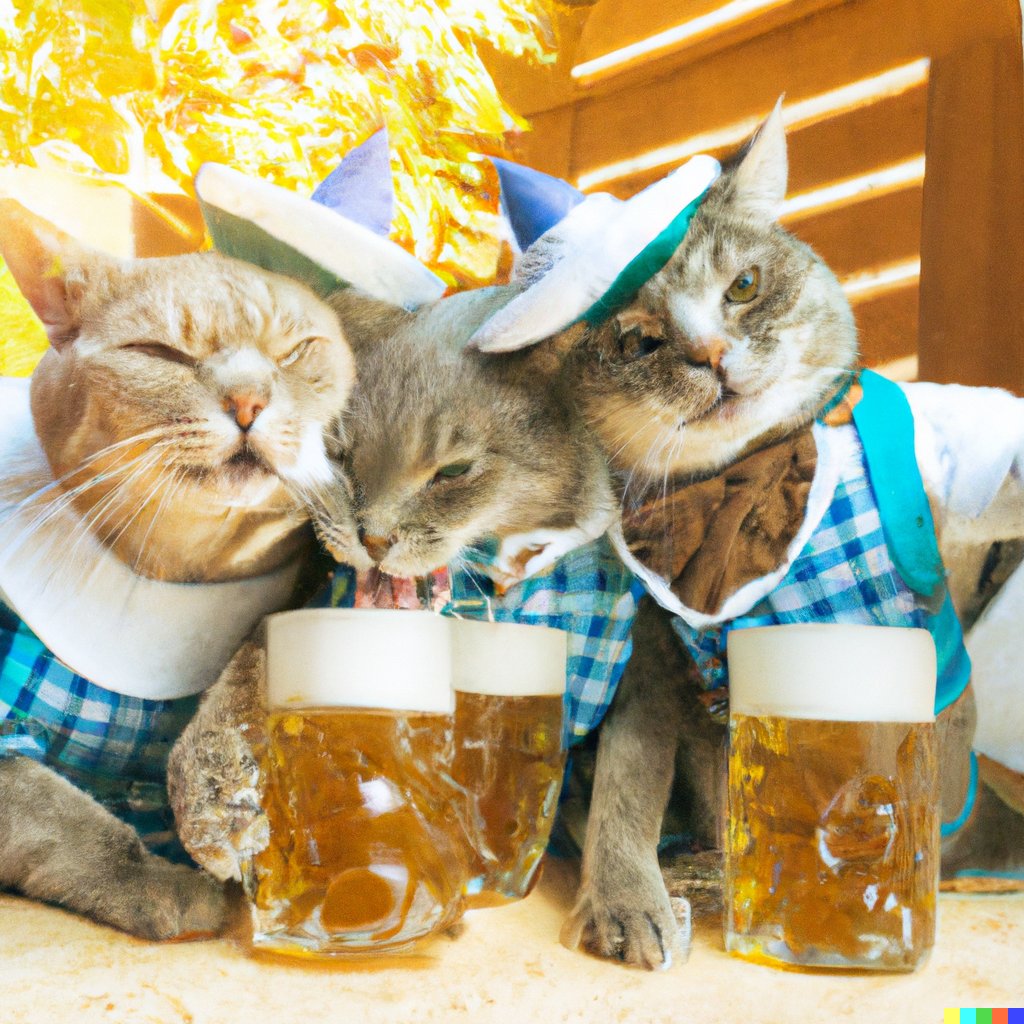 Cats With Beer