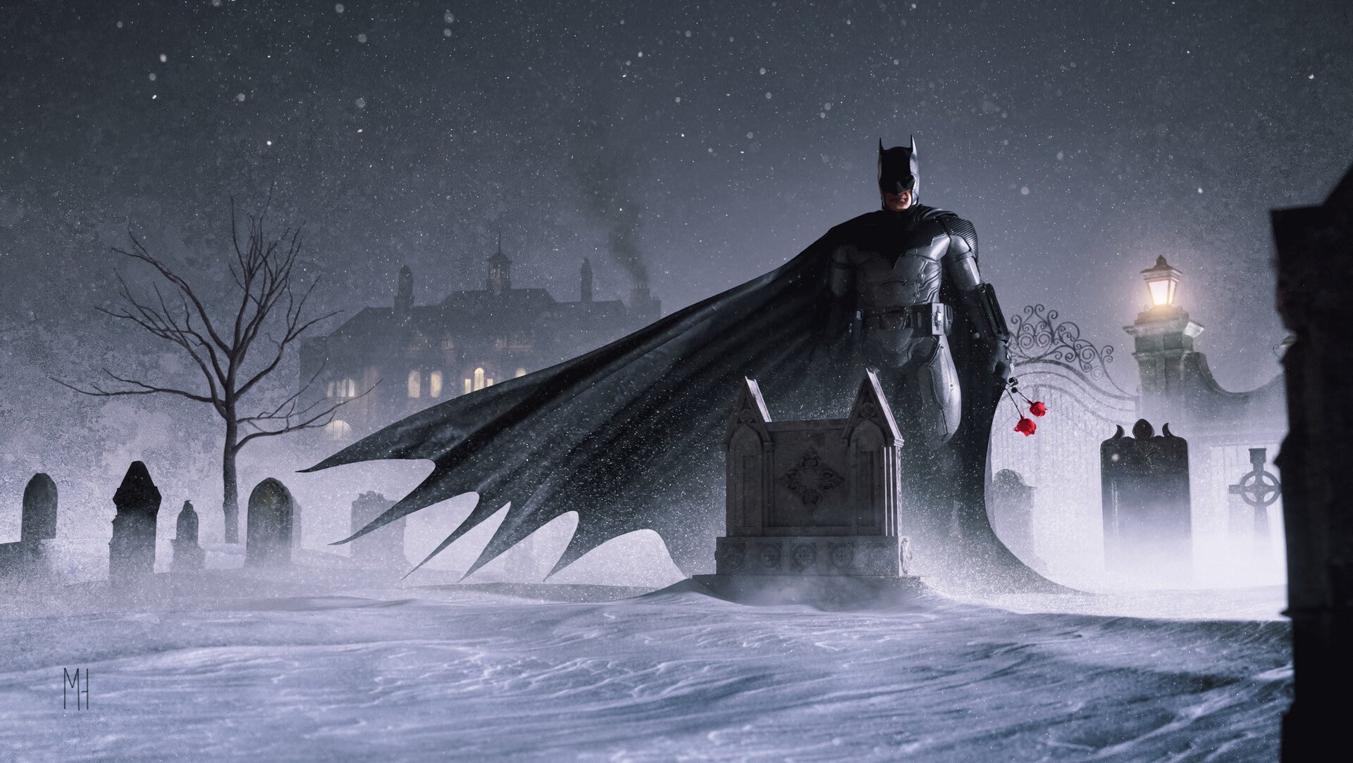 Friedhof Batman Malerischen Hintergrundbilder
