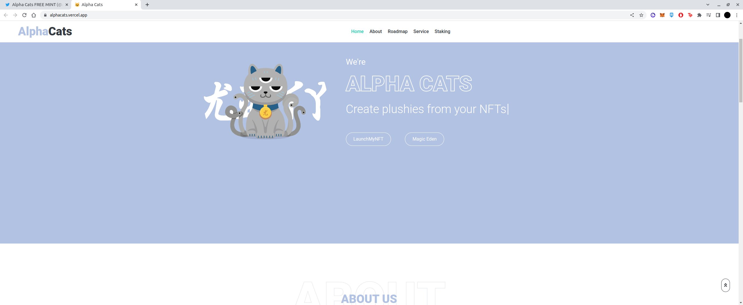 Alpha Cats FREE MINT - STAKING LIVE (@AlphaCatsNFTs) / Twitter