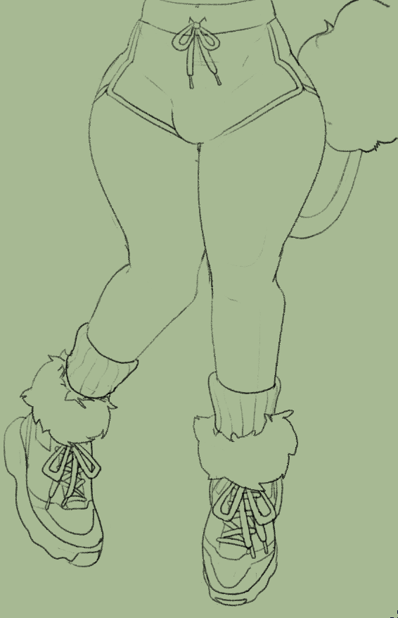 🦝Tatami Nuki🔞(commission is open) on Twitter: "Mmm~~ Yummy thighs ~~ https://t.co/1ANI9Ane4H ...