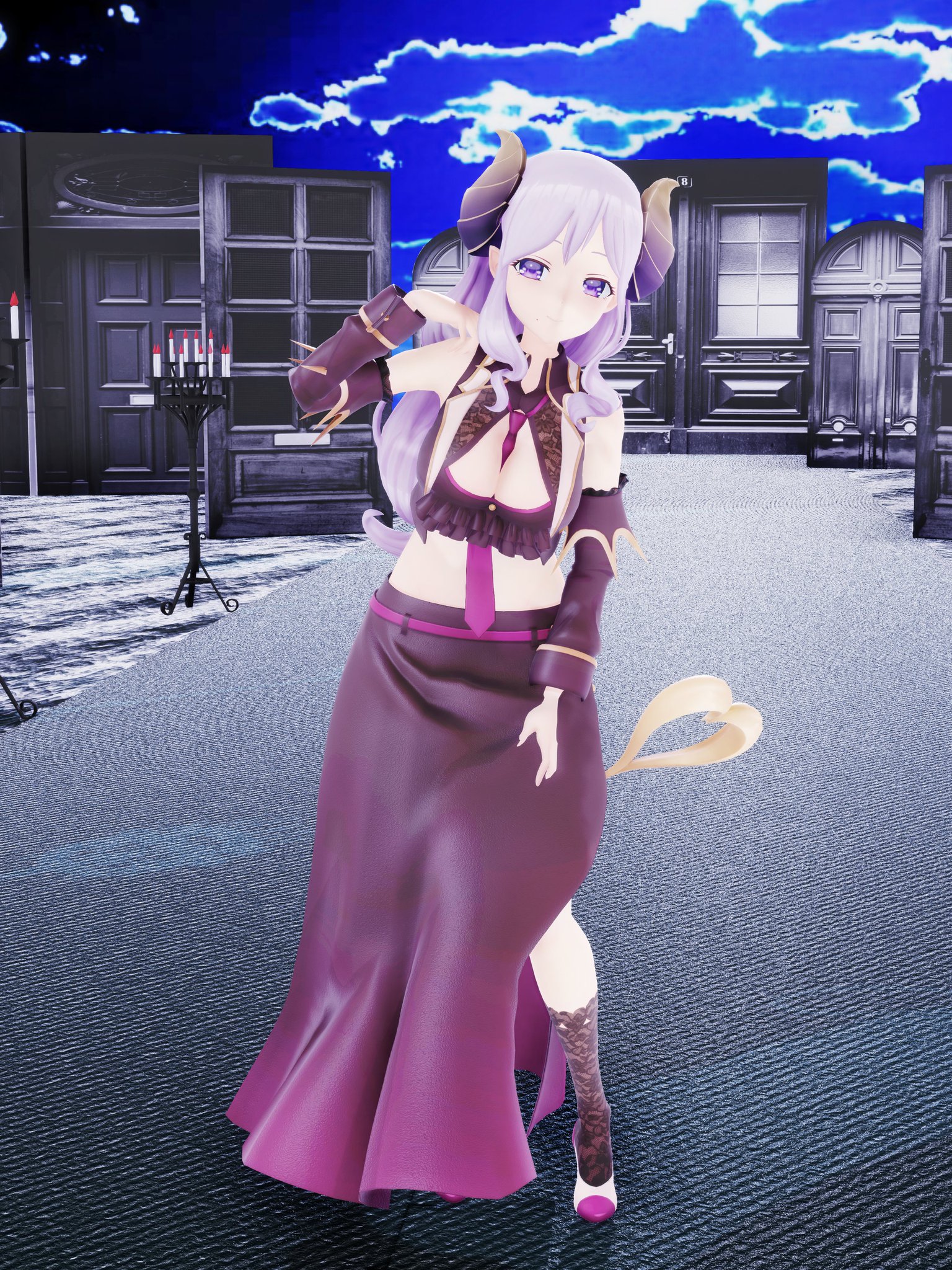 リラ@毎日投稿 on Twitter: "西園寺メアリ モデル:774inc.公式様 ©HoneyStrap #MMD #mmd #774inc #西園寺メアリ #ハニーストラップ #メアリの ...