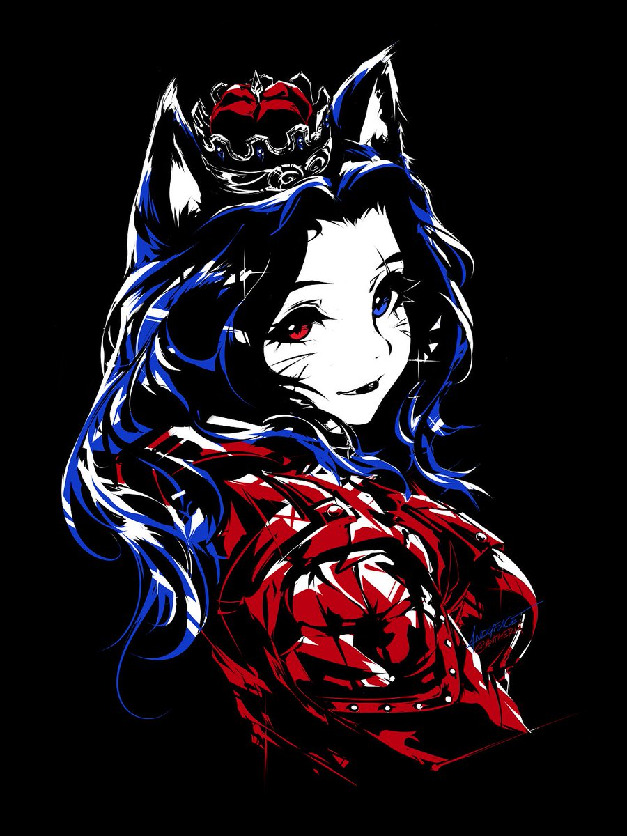 「Red vs Blue 」|Andyfaceのイラスト