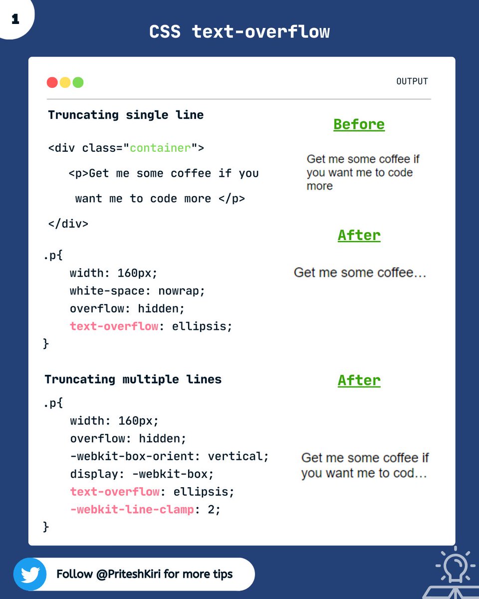 📌still Using ” Manually To Truncate Text Learn Css Text Overflow To Truncate Text In This