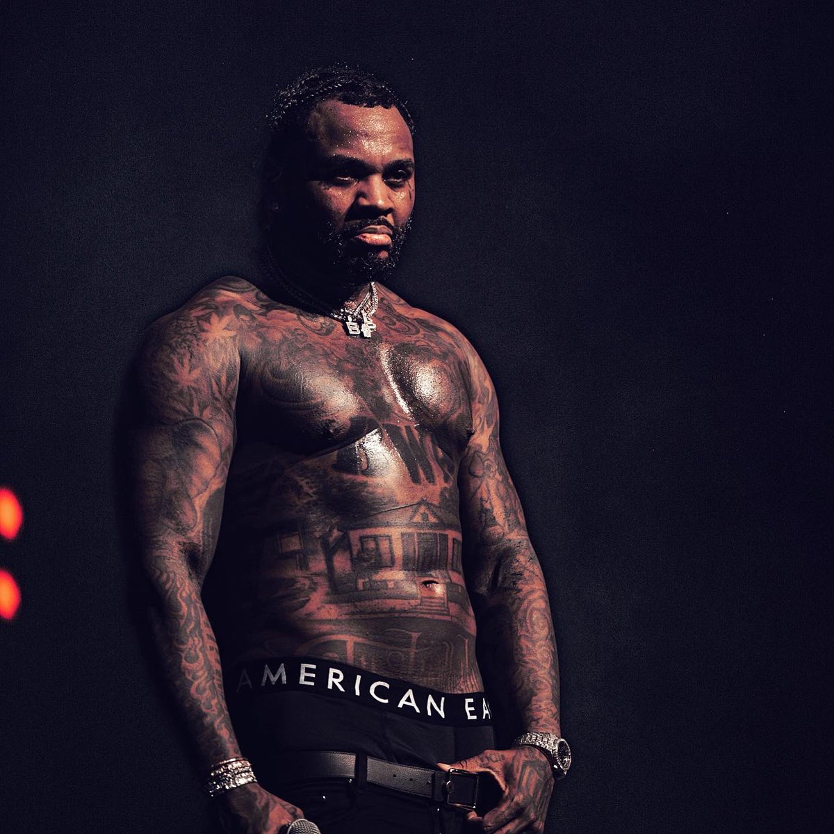 Kevin Gates Chest Tattoos