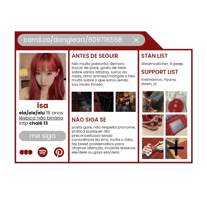 eto ⚢ on Twitter: "como fazer esse carrd a thread:"