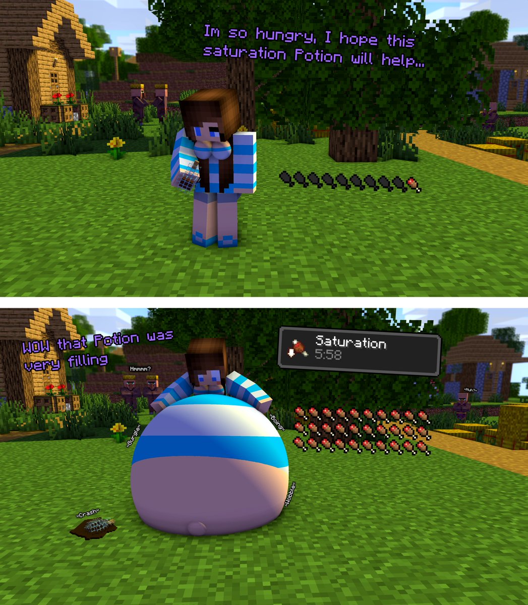 Minecraft belly inflation