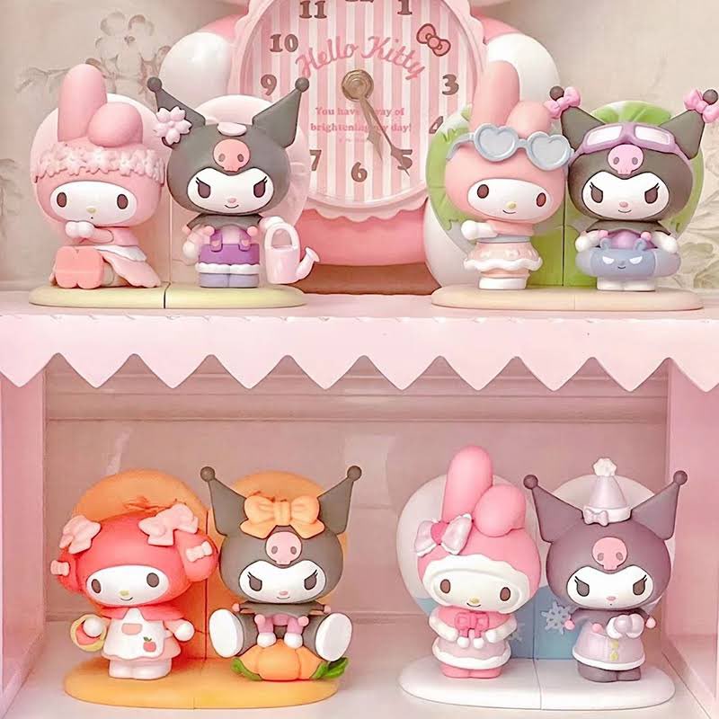 sanrio daily on Twitter: "my melody and kuromi figures 💫"