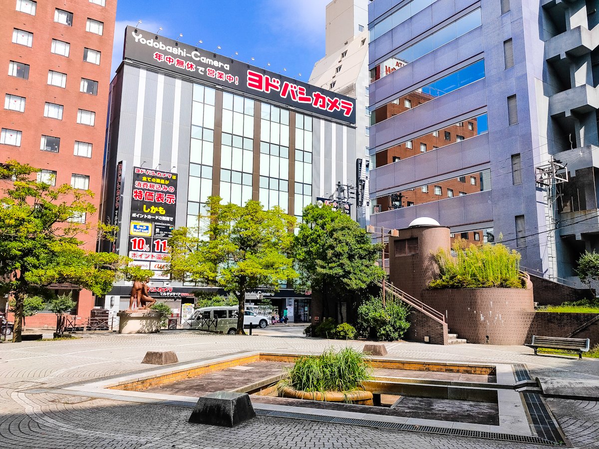 j-rakuda on Twitter: "ヨドバシカメラマルチメディア新潟駅前店。1995年に当時のJR新潟駅構内・西側連絡通路に新潟店をオープン。通路を隔てフロアが分散していたなどカオスな ...