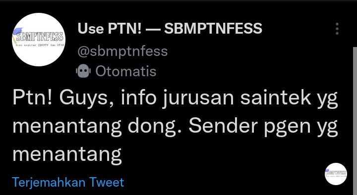 BURUANN CEK PINNED!!— SBMPTNFESS on Twitter: "Ptn! Sekarang giliran yg soshum https://t.co ...
