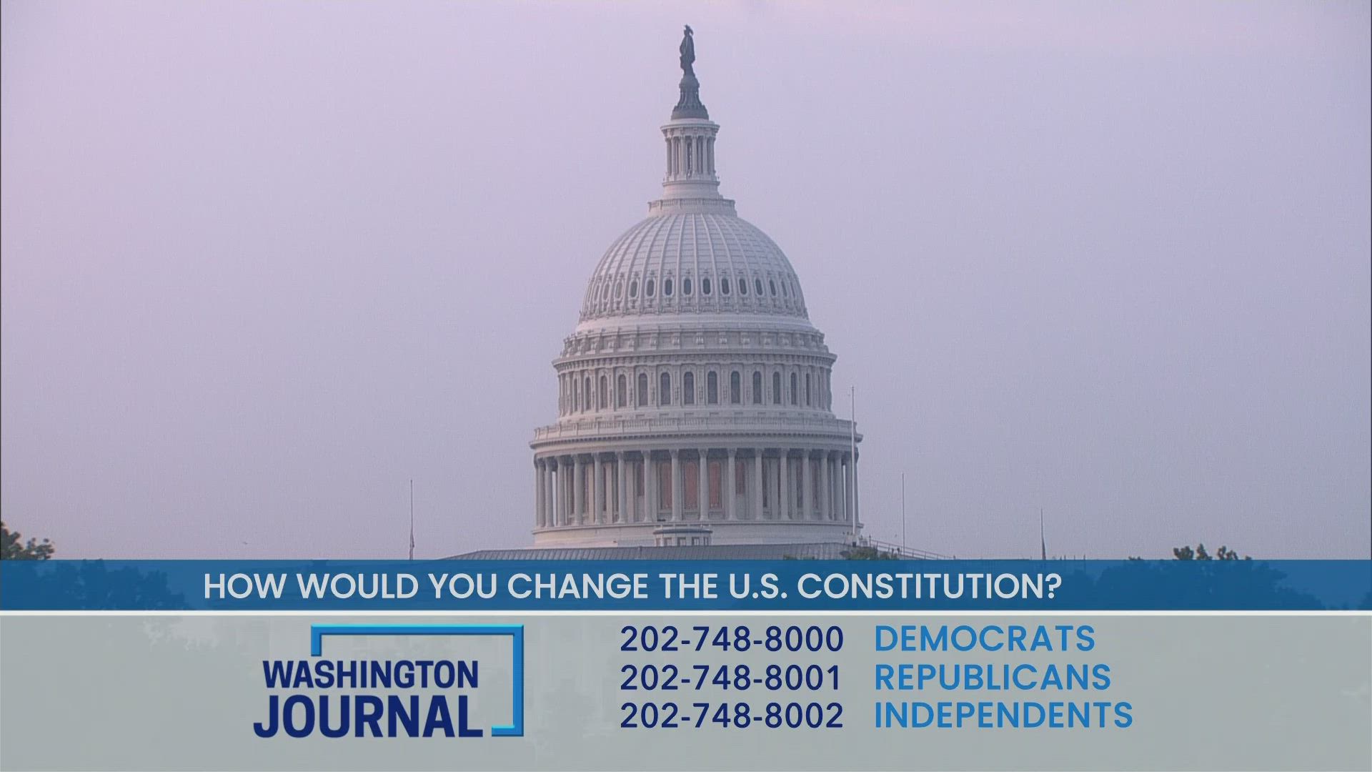 Washington Journal on Twitter: "How Would You Change The U.S ...