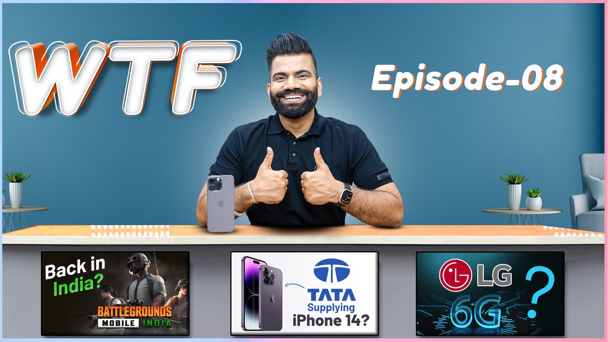Gaurav Chaudhary on Twitter: "New BGMI? | Tata iPhone 14 | 6G by LG | 5 Ads on YouTube | WTF ...