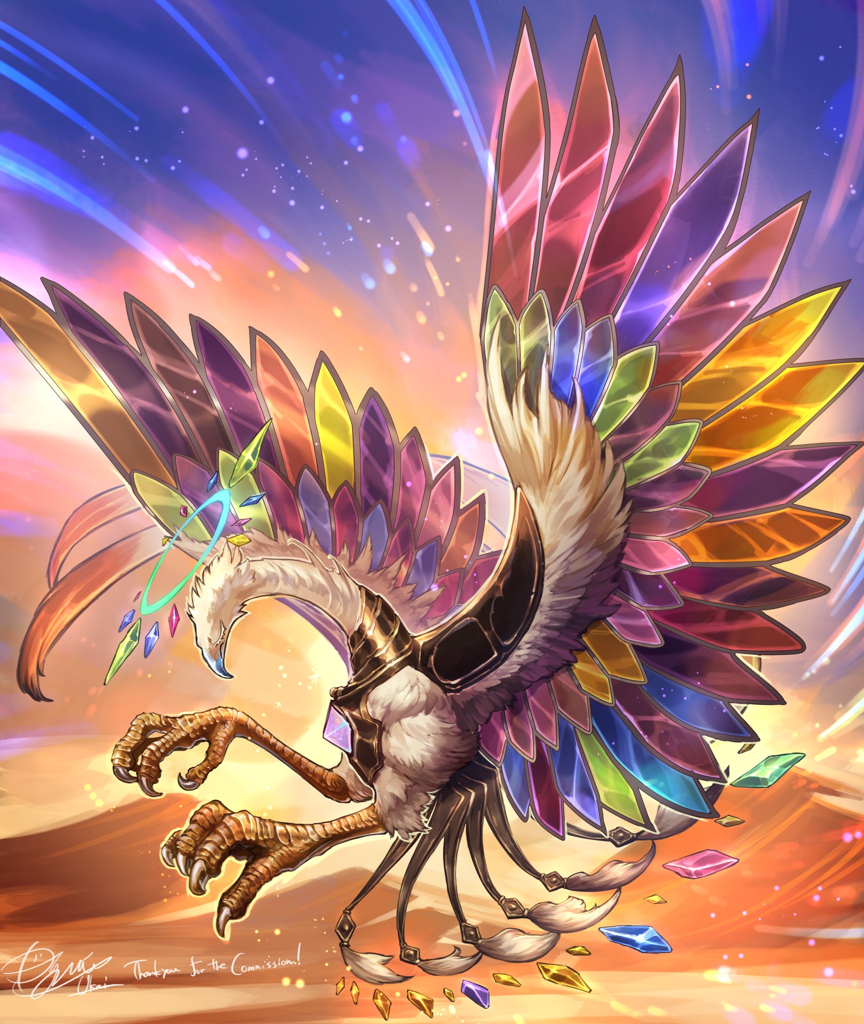 獏狗@skeb停止中 on Twitter: "skeb納品いたしました！ありがとうございました！🐤今回はキャラデザです！ Thank you for the commission ...