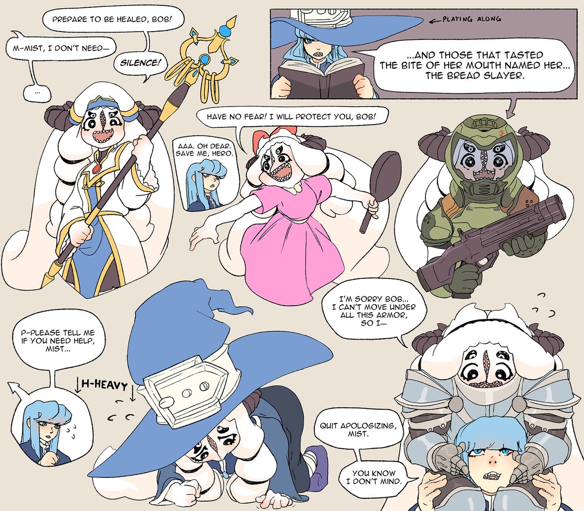 「Mist Cosplay (ft. Bob) 」Wafferscotch the Great 👑の漫画