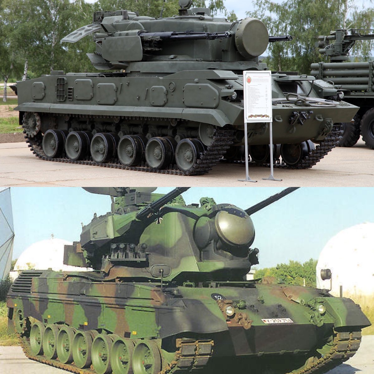 🇺🇦 Starbuck💫 on Twitter: "2K22 Tunguska (top) vs GEPARD (bottom, no opening doors on sides ...