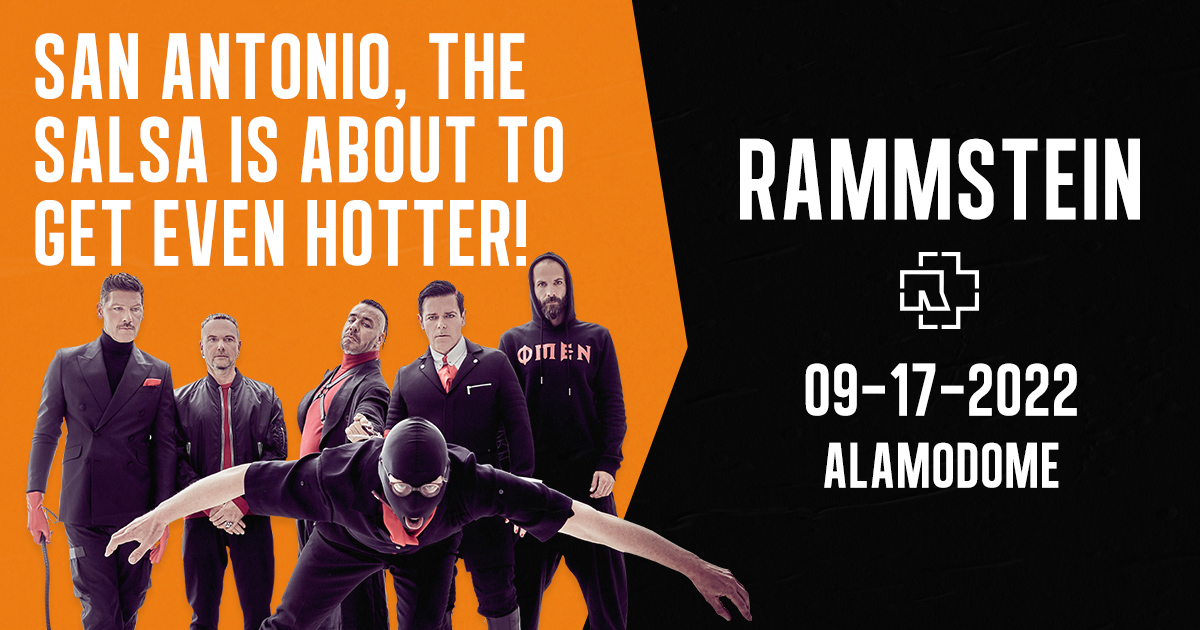 Alamodome on Twitter: "🚨KNOW BEFORE YOU GO!🚨 Before heading to the Alamodome for RAMMSTEIN ...