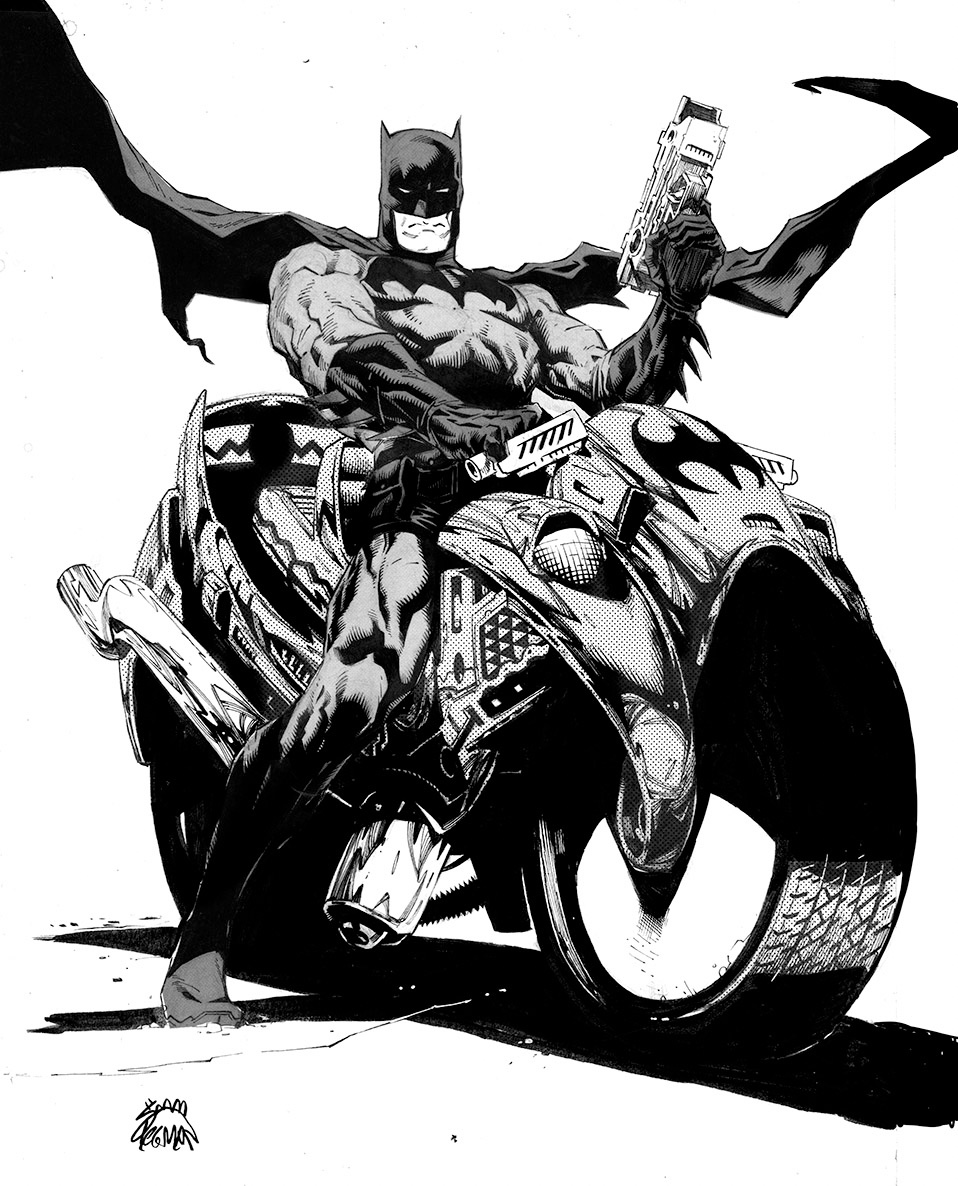 Batcycle Drawing