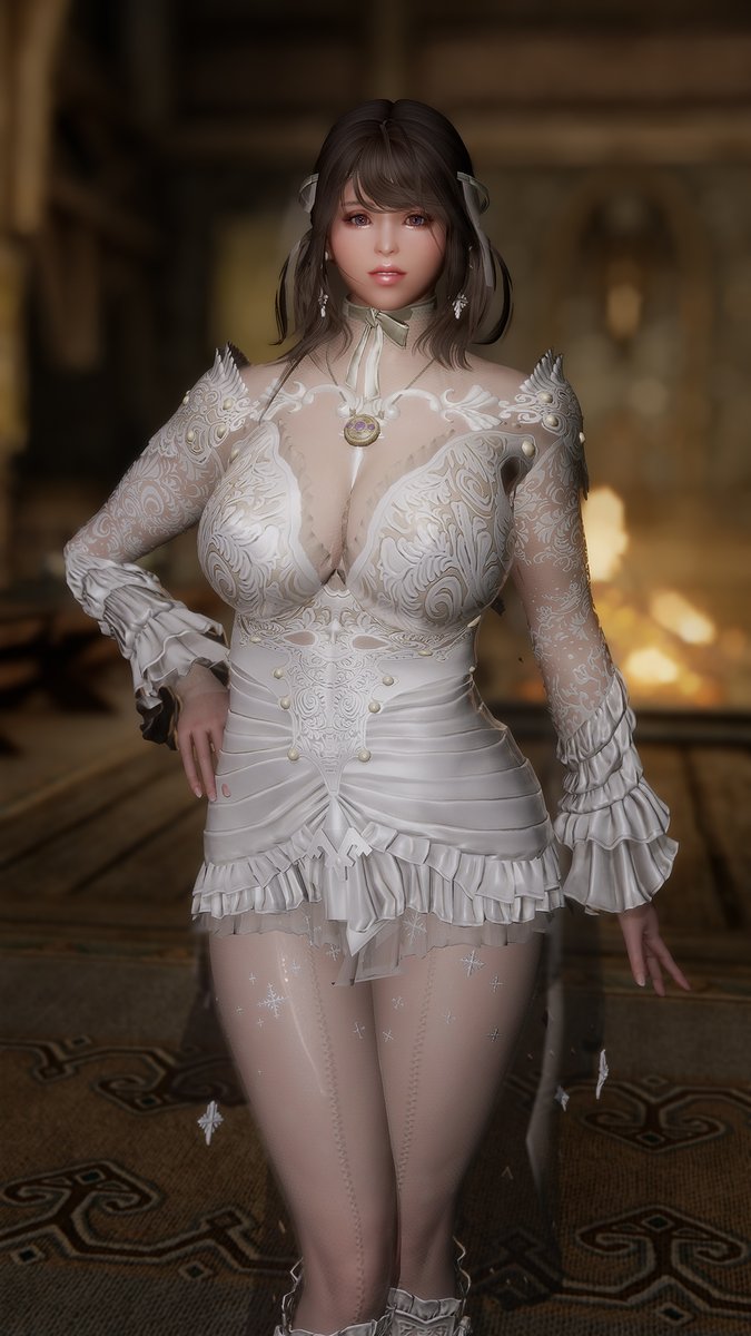 PlutoSkyrim🔞 on Twitter: "BDO Winters Snow SE BHUNP & CBBE 3BA #SkyrimSE"