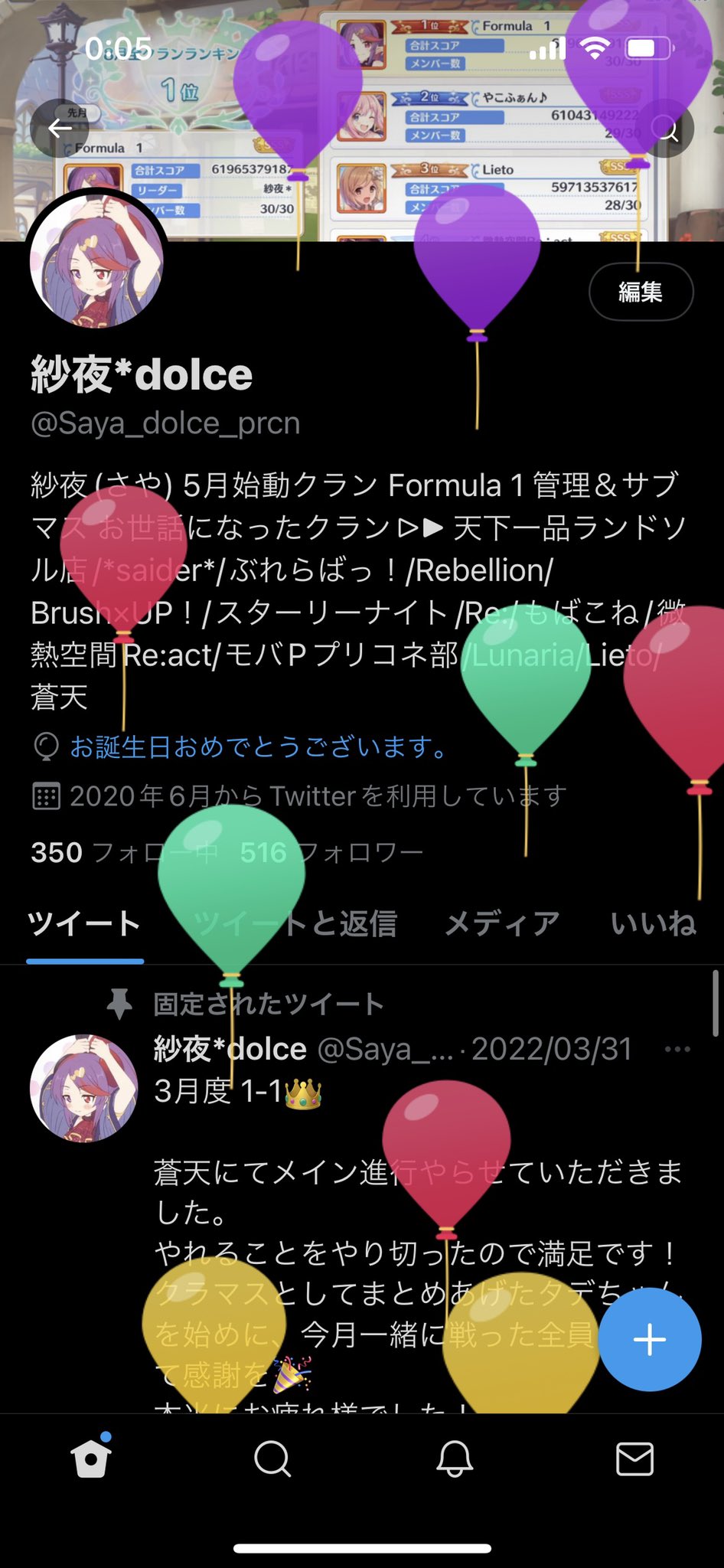 紗夜*dolce on Twitter: "そういえば誕生日です！！！ はたちらしいです🥂 これからもよろしくお願いします🥳 https ...