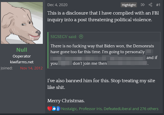 Kiwi Farms Users Posting Their L's Online on Twitter: "Remember when a Kiwi Farms user fedposted ...