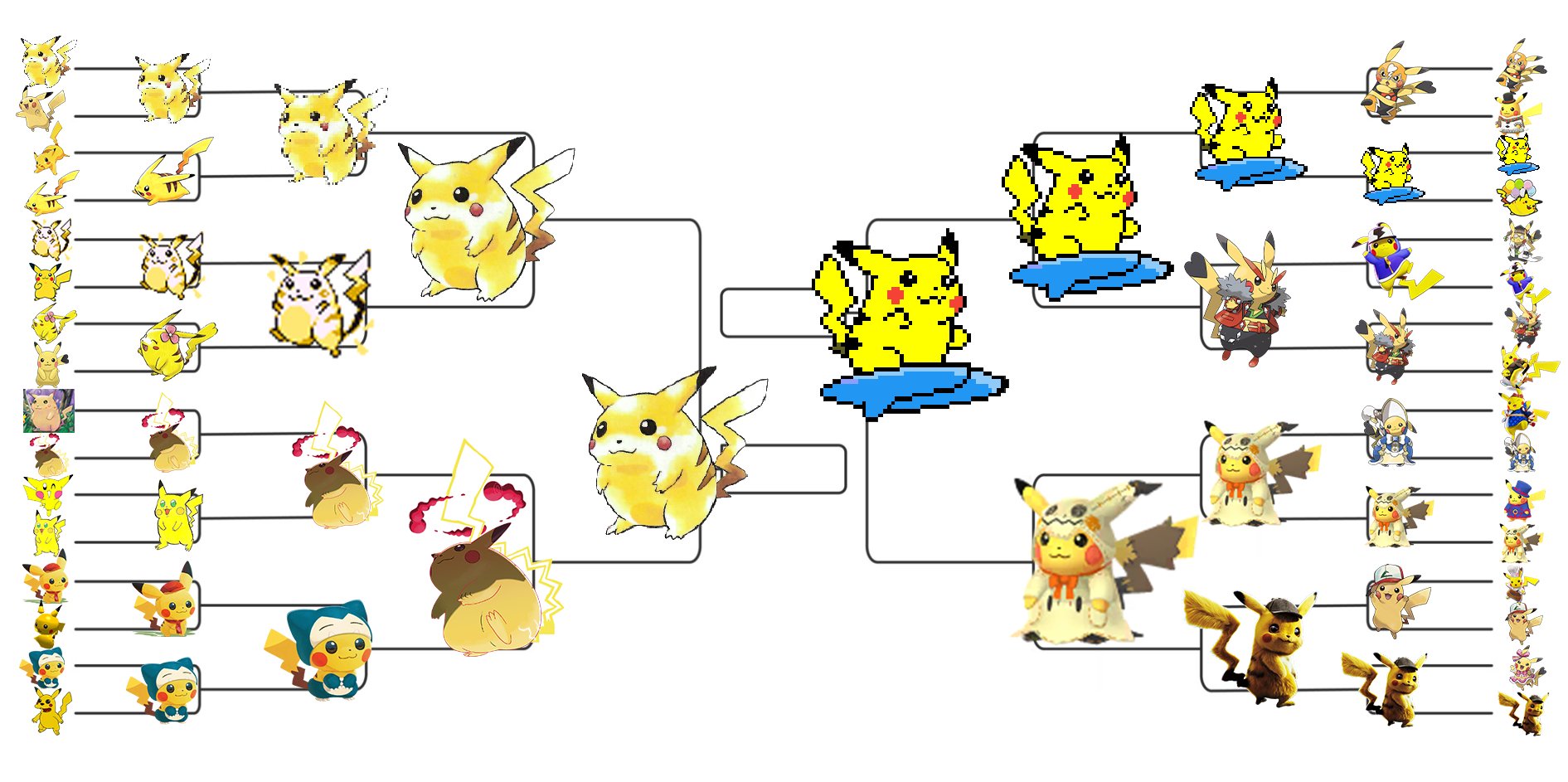 Pokemon Green Pikachu Sprite Pixel Art / Pokémon] Electric Rodent