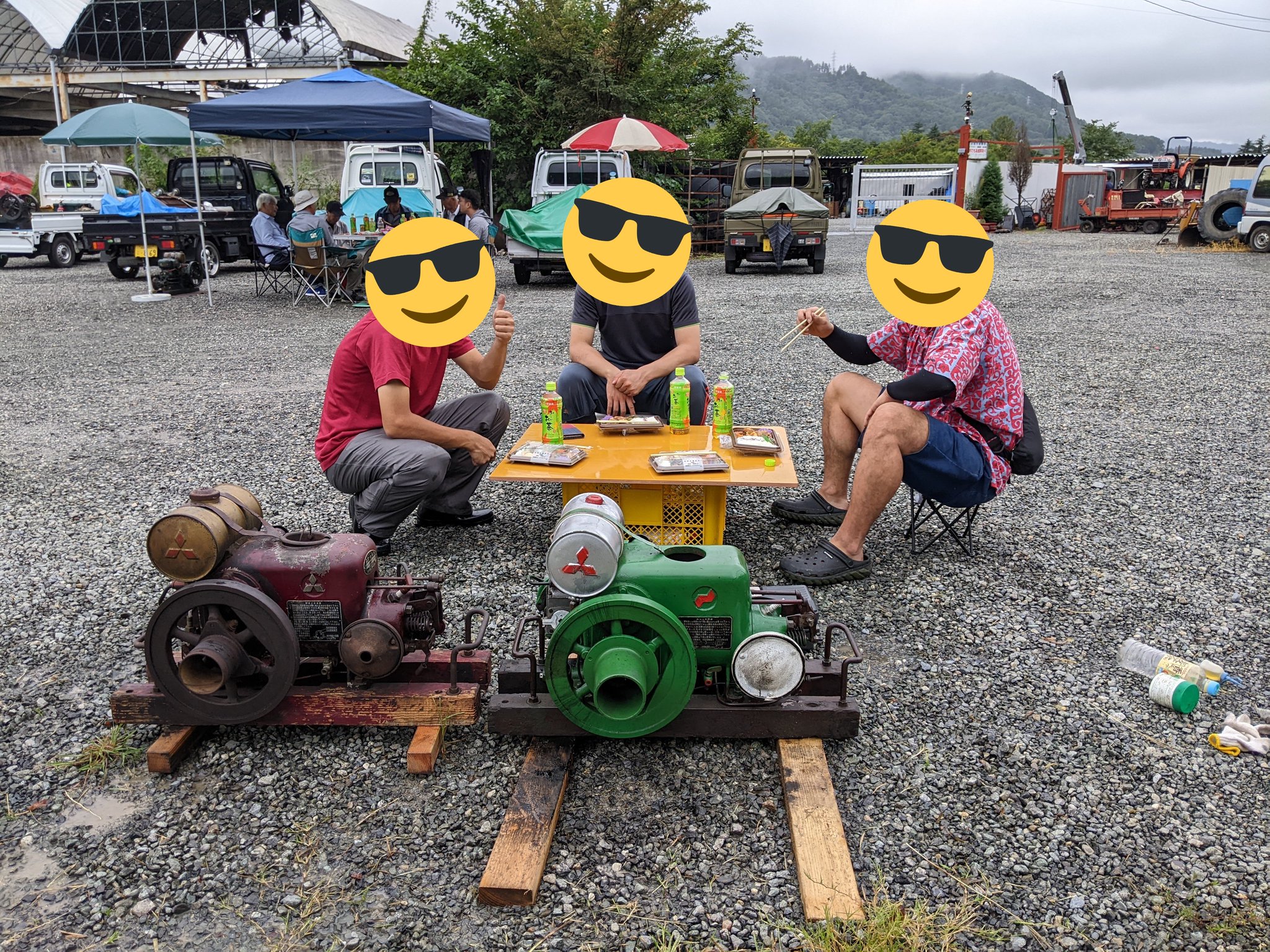 よんだぼ@C101土曜日 東X-41b on Twitter: "今日は山梨の発動機運転会に参加しています。 かつら発動機が2台揃ってアツい。 https://t.co/14dGbq65gq ...