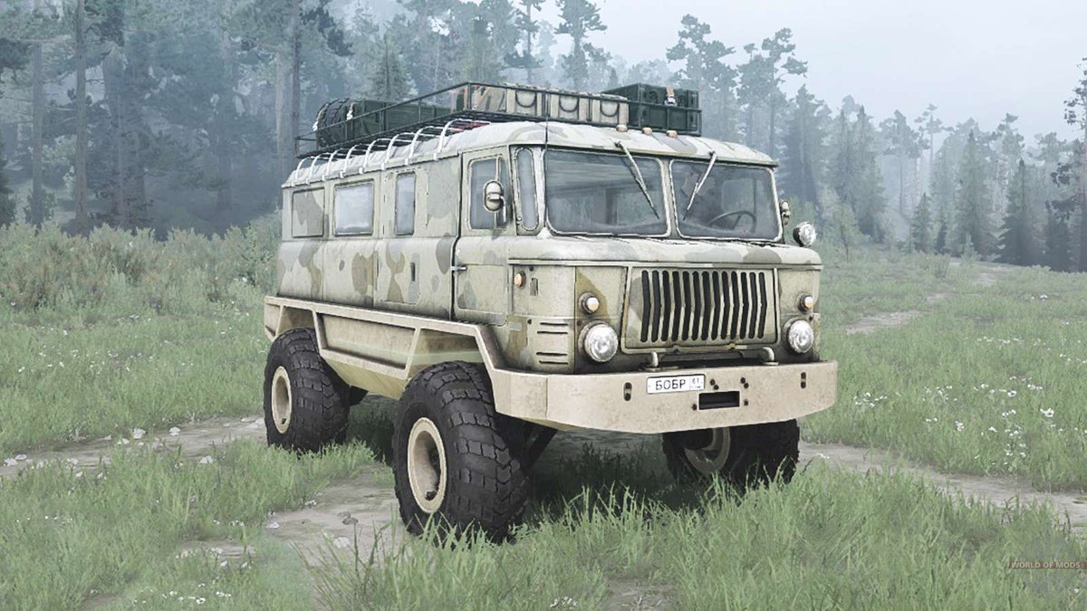 WorldOfMods.com on Twitter: "ГАЗ-66 Бобр для Spintires MudRunner https://worldofmods.ru ...