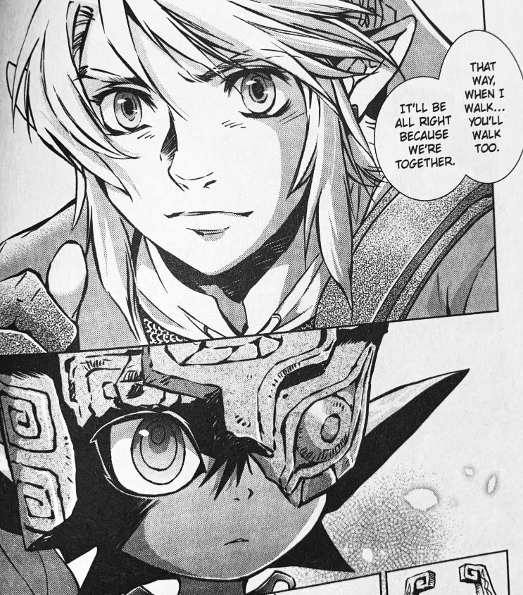 「Link is so gentle with Midna in the manga, their dynamic fue」🌱 kaye の漫画
