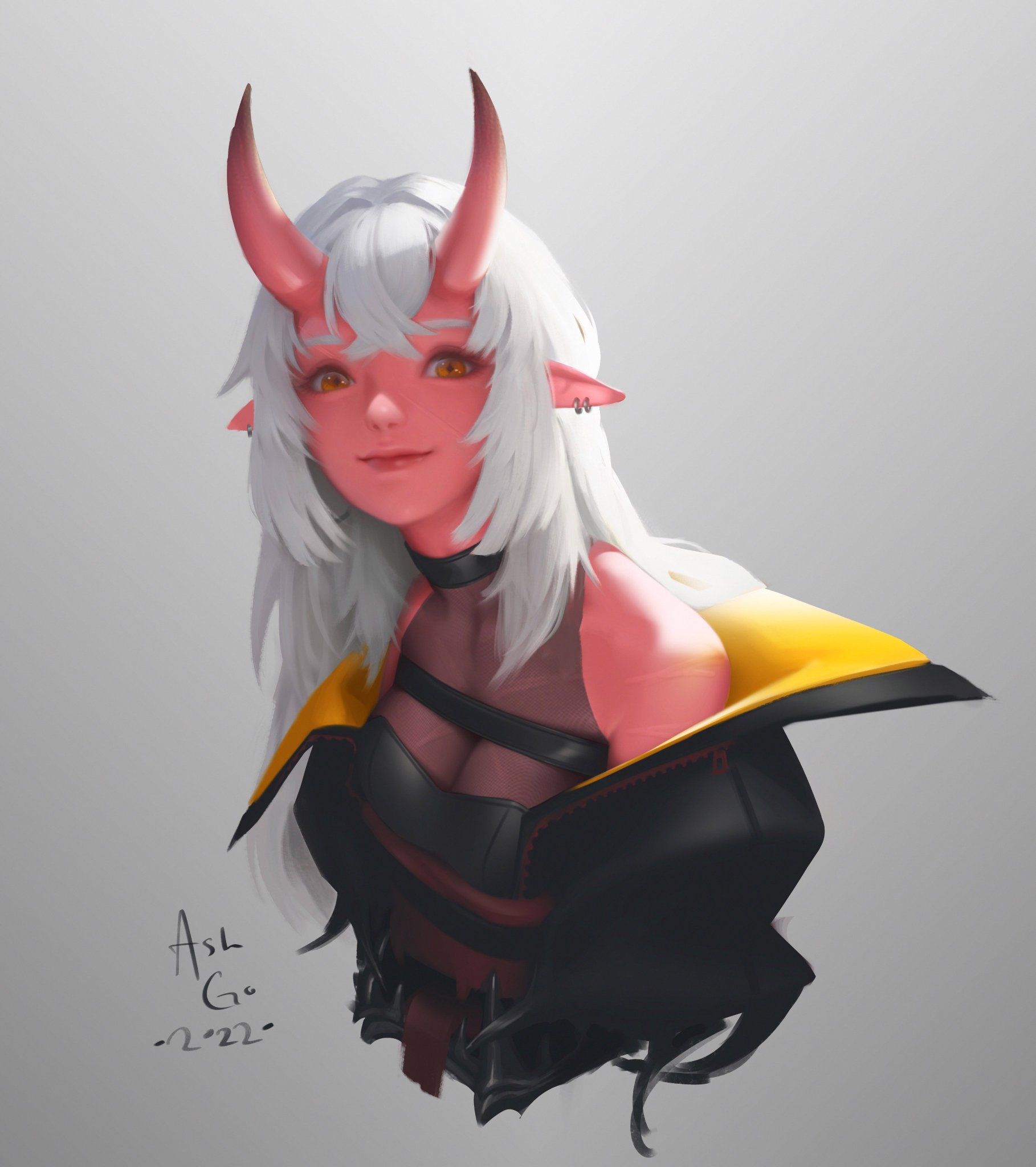 Ash Go on Twitter: "Akumi for my fren #akumillust #digitalart https://t.co/uEUbWuQwoJ" / Twitter