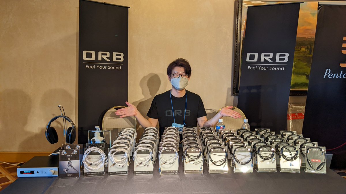 ORB official on Twitter: "本日東京中野で開催される ヘッドホン祭にORBも出展中です！事前登録制なので、今日ふらっとお越し頂けませんが、ご登録済みの方はぜひお越し ...