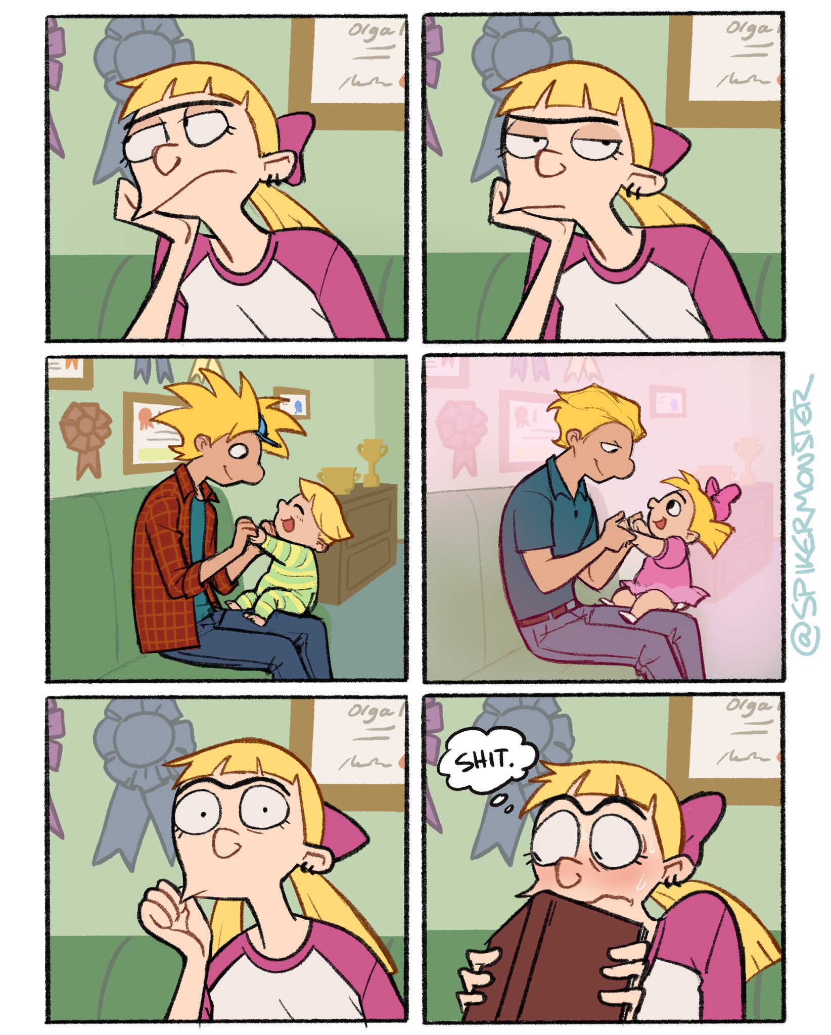 Helga And Arnold Comic