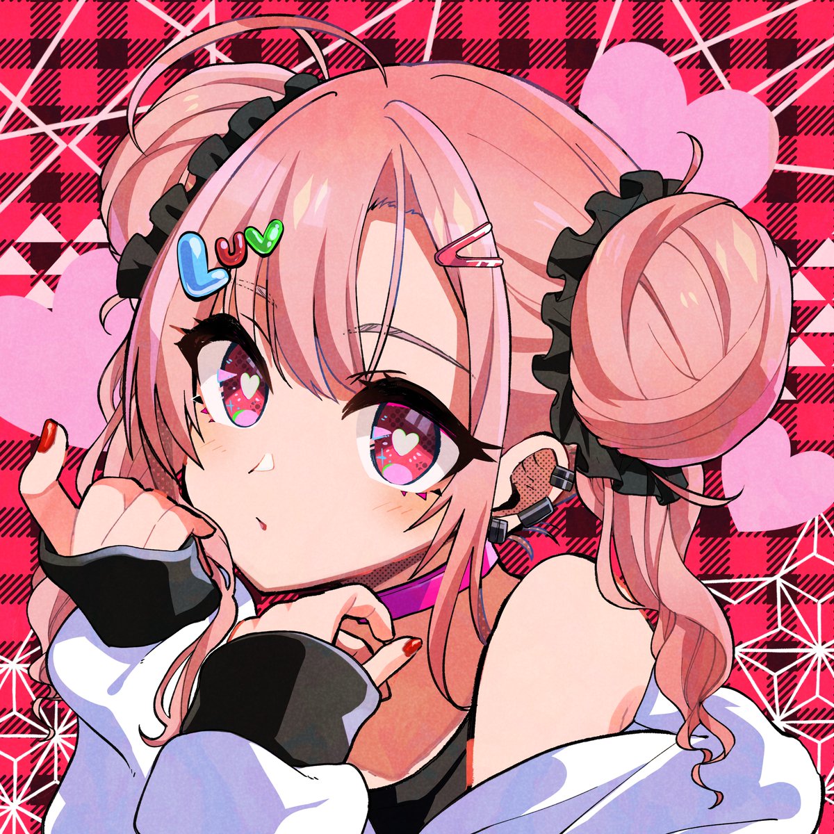 「Luv x Tsuru's PFP Collection Collab只今の時間」|つるしま たつみ｜Tsuru ️‍🔥のイラスト