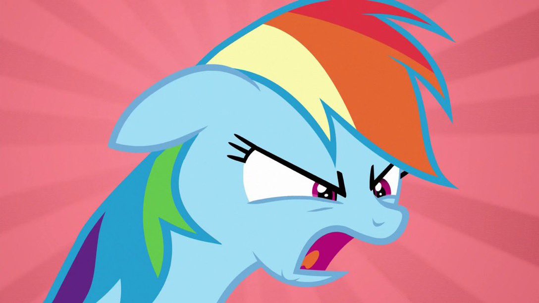 Rainbow Dash Scream