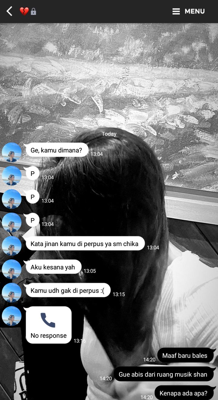 riru on Twitter: "GreShan AU —She's.... "Pernah pacaran sama es batu?". https://t.co/iZU96QtdAs ...