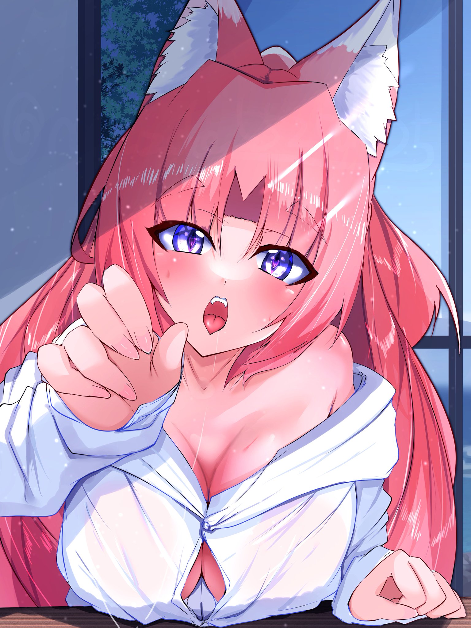 しらゆき(NA1500) on Twitter: "マジで発情5秒前のうちのキツネ娘さくら https://t.co/fHRJpF4dao" / Twitter