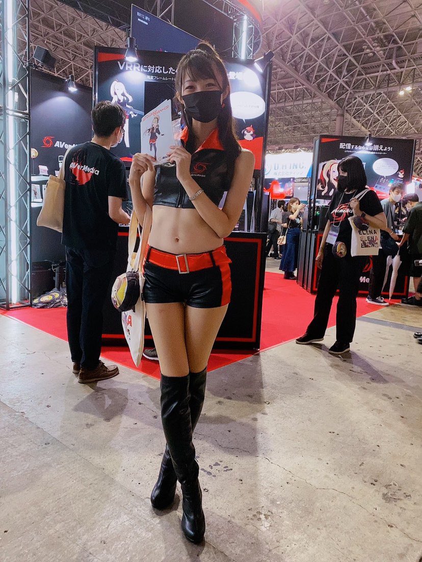 中村美里♡11/3プルクラ撮影会 on Twitter: "東京ゲームショウ2日間ありがとうございました ️🖤 会いに来てくれた方、撮影してくれた方、差し入れもたくさん本当にうれしかったです ...