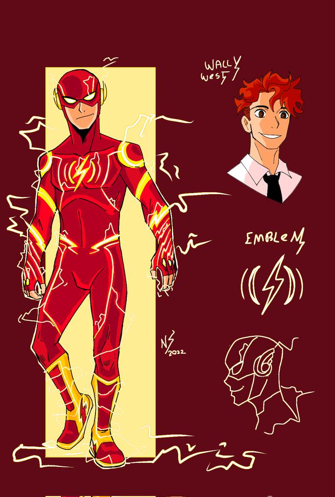 Kid Flash Concept Art