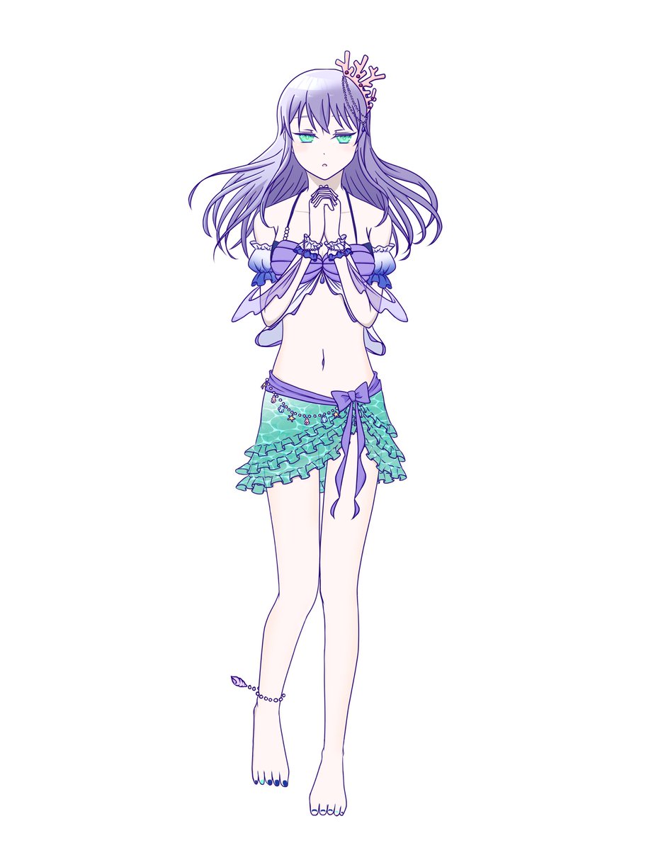 くむぽむ on Twitter: "DX3rdにじのくじらPC4ライラック・マーメイド/渚 千夏、人魚姫モチーフのキュマハヌソラリスで行ってきたよ。 お薬飲んで人魚の姿に完全獣化してサイレンの ...